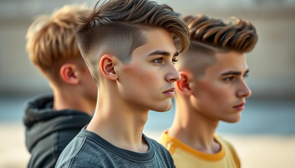 Trendy Jungs Frisuren