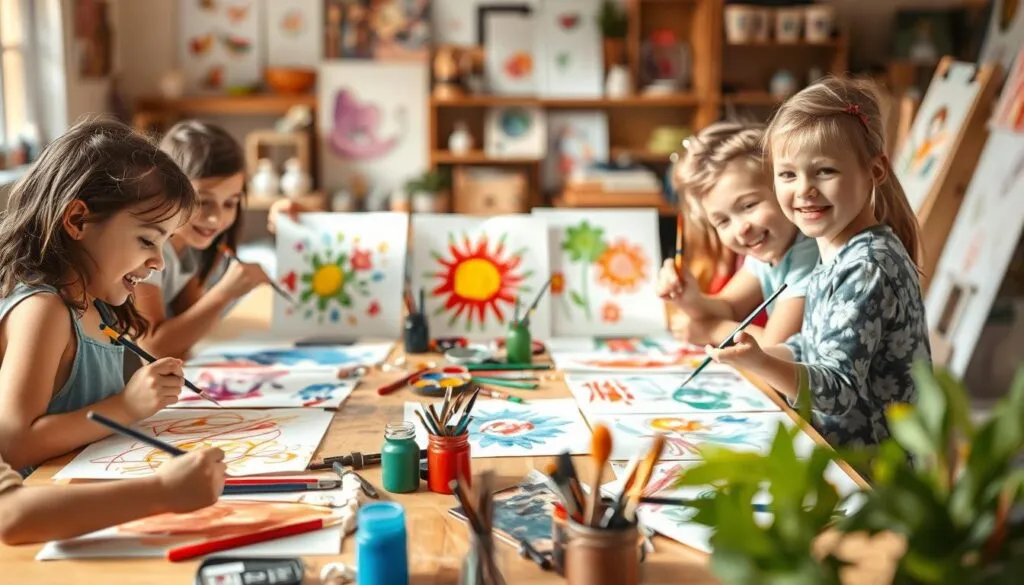 Aquarell malen mit Kindern - Kreative Maltechniken